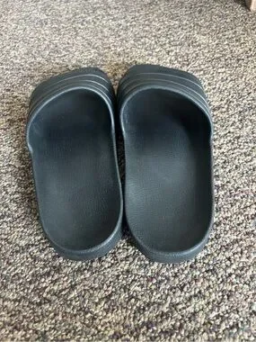 adidas | Shoes | Mens 6 Womens 7 Nwot Adidas Black Slide Sandals | Poshmark